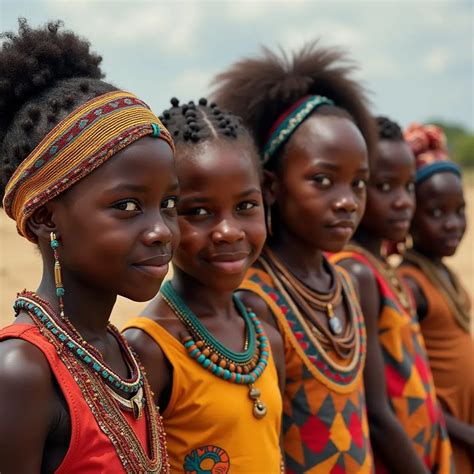 African Girls A Celebration Of Beauty Strength And Resilience