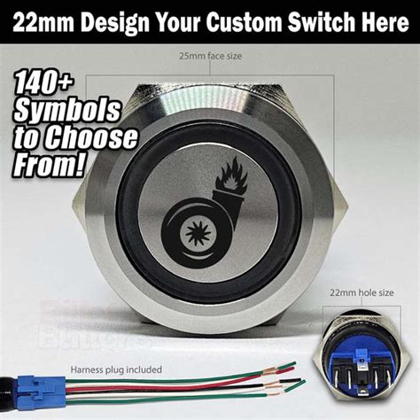 Billet Automotive Buttons Design Custom Laser Etched Switches Here