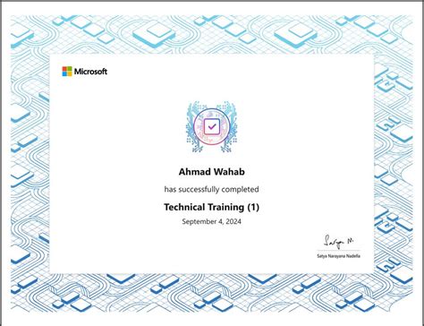 my learning journey with microsoft ai and cloud ahmad wahab posted on the topic linkedin