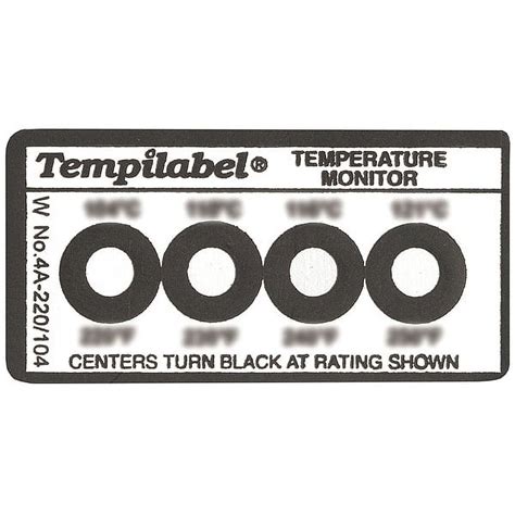 Tempil Non Reversible Temp Indicatorstrippk10 26702
