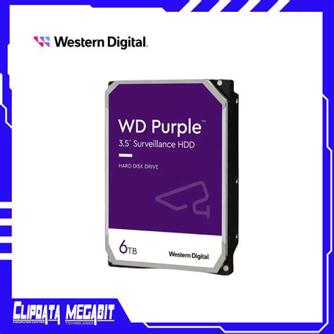 Hard Disk Cctv Western Digital Purple 6tb Clipdata Computer Center