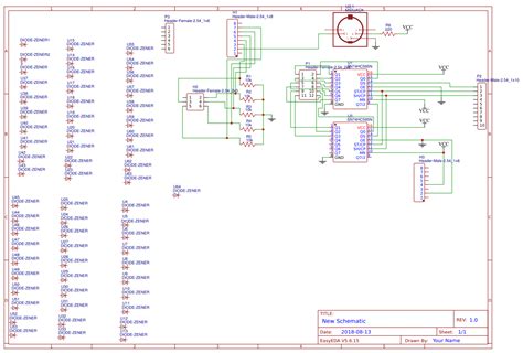 Keyboard Pcb With Diodes Oshwlab