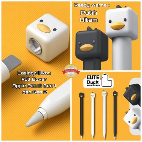 Jual Casing Silikon Apple Pencil 1 Dan 2 Full Cover Cute Duck Softcase Bebek Lucu Shopee Indonesia