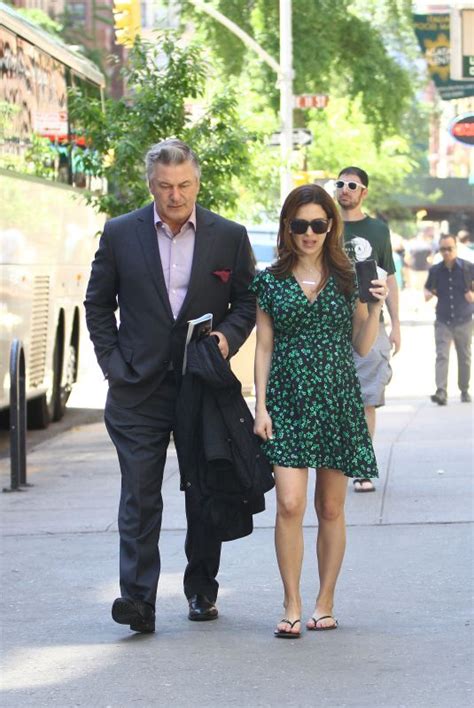 HILARIA And Alec BALDWIN Out And About In New York HawtCelebs
