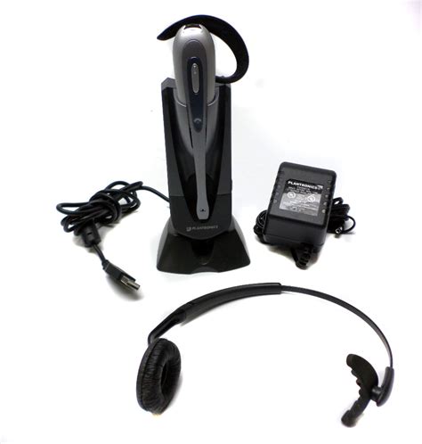 Plantronics CS50 USB Wireless Headset VOIP PC With Headband OEM Power Supply ElectronicDepot USA
