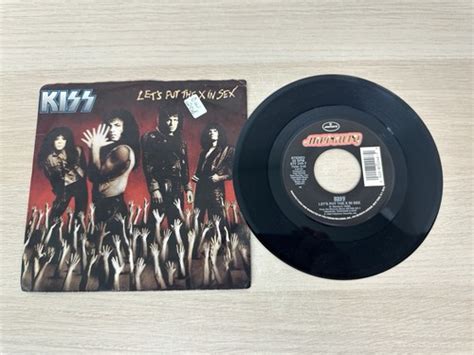 Kiss Lets Put The X In Sex” 45 Rpm And Picture Sleeve Mercury 1988 Paul