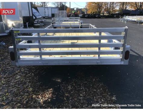 2023 7x16 7k Simplicity Aluminum Utilitylandscape W Rear Bi Fold Gate