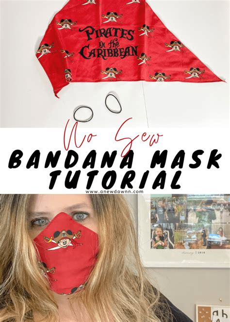 Diy Fabric Face Masks How To Make A No Sew Face Mask