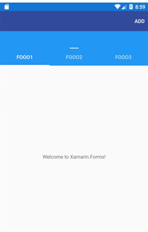 Xamarinforms Mvxtabbedpage Has A Too Large Header Stack Overflow
