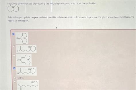 solved show two different ways of preparing the following