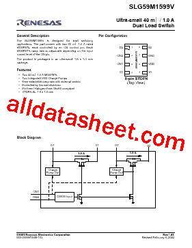 SLG M VTR Datasheet PDF Renesas Technology Corp SLG M VTR Datasheet PDF Renesas Technology Corp