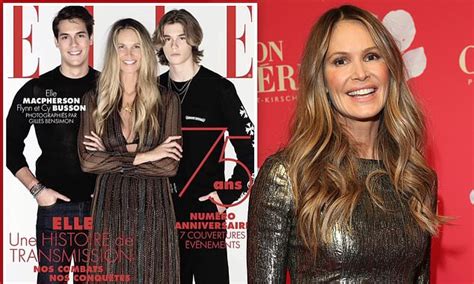 Theyve Got The Model Genes Elle Macpherson Stuns On Her Latest