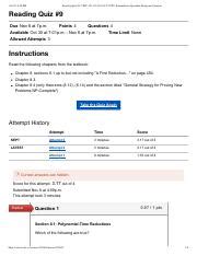 Reading Quiz CPSC W Intermediate Algorithm Design And Analysis Pdf