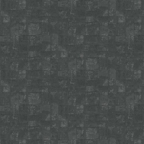 Metallic Tile By Stories Of Life Black Wallpaper Wallpaper Direct