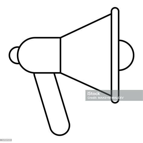 프로모션 메가폰 아이콘입니다 벡터 일러스트 레이 션은 배경에 흰색으로 격리되어 있습니다 0명에 대한 스톡 벡터 아트 및 기타 이미지 0명 개념 개념과 주제 Istock