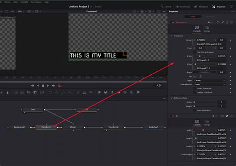 Auto Scaling Lower Third Title Preset Fusion Rdavinciresolve