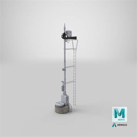 3d Railway Semaphore Signal Turbosquid 2012439