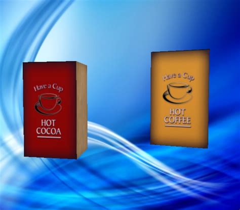 Second Life Marketplace Hot Cocoa Machine