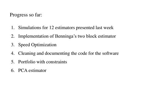 Ppt Improved Estimation Of Covariance Matrix For Portfolio Optimization Powerpoint