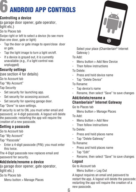 Chamberlain Cigbu Users Guide Manual Internet Gateway User S