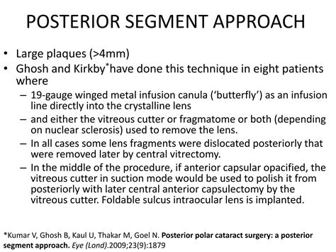 Posterior Polar Cataract Pptx