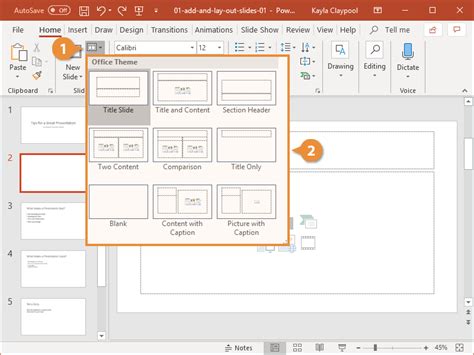 How To Change Slide Layout In PowerPoint CustomGuide