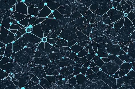 Scientific Abstract Molecular Background Pattern Design Premium Ai