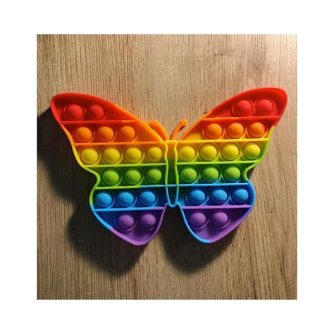 Saru Popit De Mariposa Color Arcoiris 🌈😍