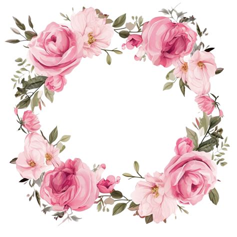 꽃 프레임 Png 꽃 프레임 Png 꽃 프레임 꽃무늬 액자 Png 일러스트 및 이미지 에 대한 무료 다운로드 Pngtree