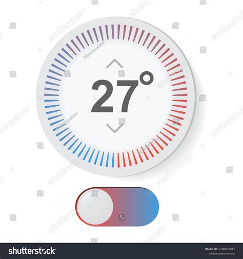 Control Knob Used Regulating Dashboard Ui Stock Vector Royalty Free Shutterstock