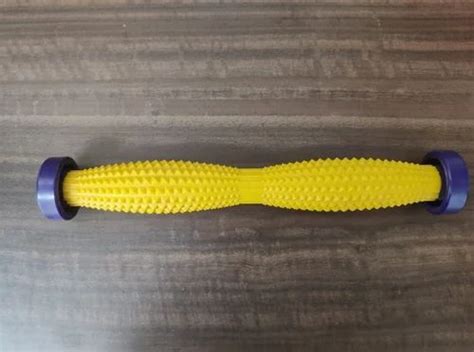 Yellow And Blue Acupressure Foot Roller Massager Size 7 Inch Length