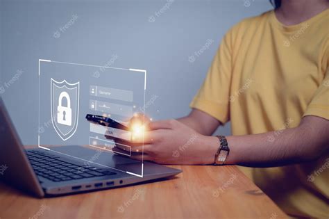 Premium Photo Data Protection And Secured Internet Accesscybersecuritytechnologybusinesslogin