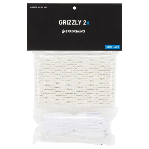 String King Grizzly 2x Goalie Mesh Lacrosse Stringing Kit