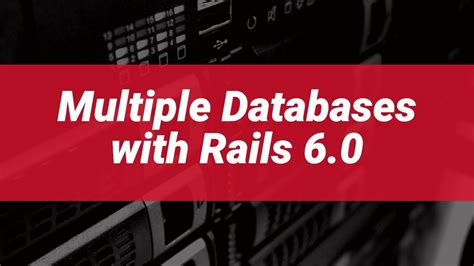 How To Use Multiple Databases In Rails 60 Youtube