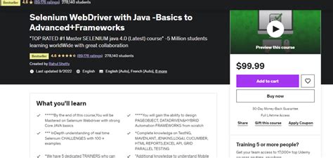 Selenuim WebDriver With Java