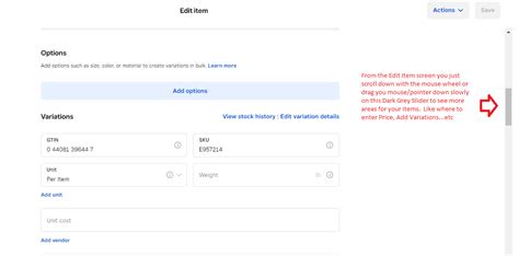 How Do I Add My Own Self Created Sku To An Item I The Square