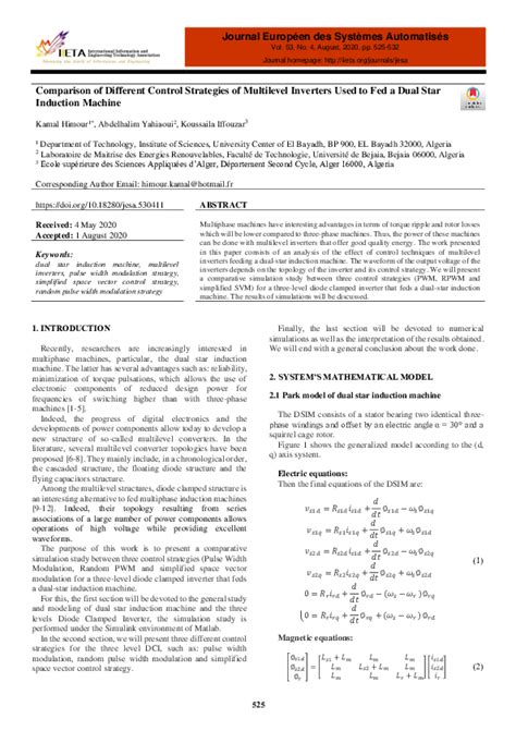 Pdf Comparison Of Different Control Strategies Of Multilevel
