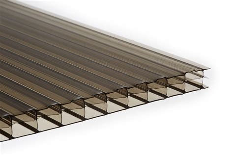 16mm Bronze Polycarbonate Roofing Sheet Direct Building Plastics Ltd
