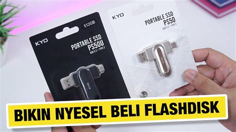 ⚡️ RIP Flashdisk! SSD Portable Mini Ini Menang Banyak! | Review KYO PS50 / PS50U - YouTube