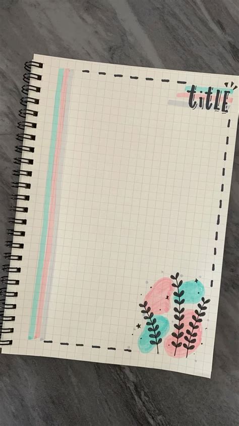 Easy Front Page Design For Babe Projects And Idea Note Journals Aesthetic Girl Shorts