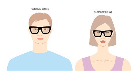 직사각형 고양이 눈 프레임 안경은 여성과 남성의 플랫 캐릭터 패션 액세서리 일러스트레이션입니다 선글라스 전면 View 개인 장식품에 대한 스톡 벡터 아트 및 기타 이미지
