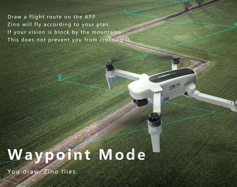 Hubsan H S Zino Wifi Fpv Foldable Rc Drone Rtf White