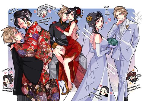 Tifa Lockhart Cloud Strife And Madam M Final Fantasy And More
