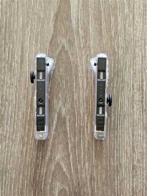 Clear With Clear Buttons Custom Joycons Etsy