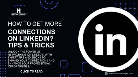 How To Get More Connections On Linkedin Tips And Tricks Hd Stock Images