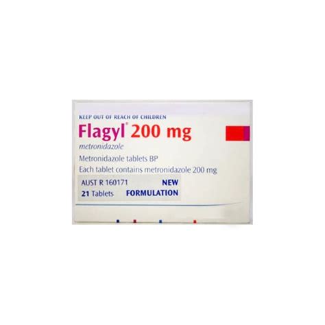 Flagyl 200mg Tablets 21s