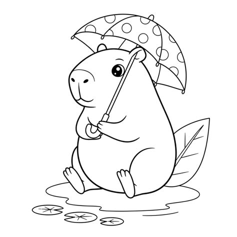 17 Capybara Kleurplaten Pdf Download