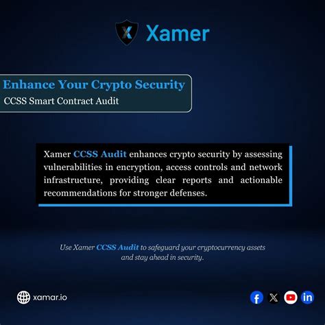 Xamer Ccss Audit For Crypto Xamer Web3 Security Posted On The Topic