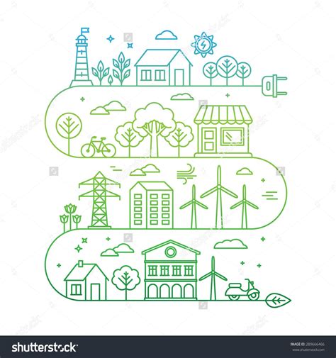 Vector Concept Infographic Design Elements Linear Stock Vector Royalty Free