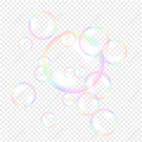 다채로운 투명 비누 일러스트 방울하이라이터일주여러 개 Png 일러스트 무료 다운로드 Lovepik